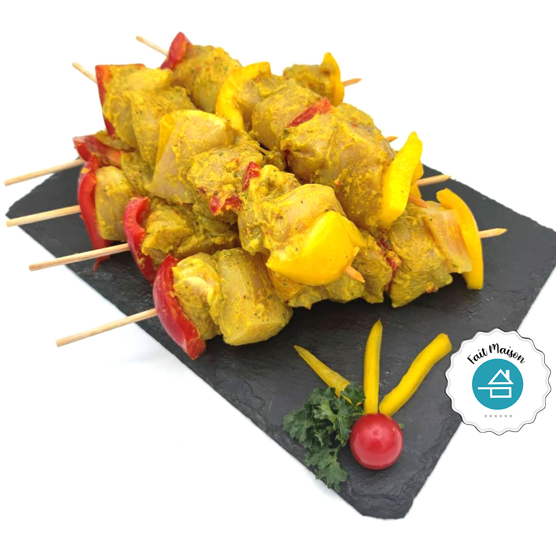 Brochette de poulet Curry - Maison Giraudet